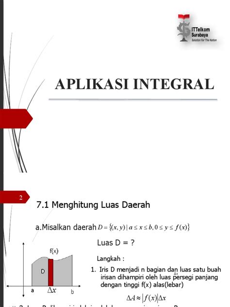 Aplikasi Integral Dalam Kalkulus Pdf