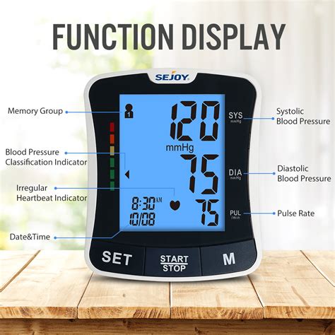 Buy Sejoy Digital Wrist Blood Pressure Monitor Talking Home Use