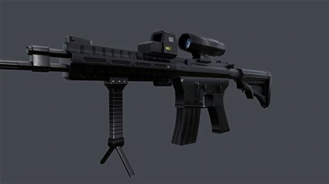 Masaf Iranian Assault Rifle D Model Turbosquid