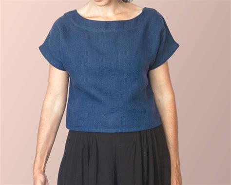Jas Basic Top Pattern Digital Pdf Pattern Woman Blouse Etsy