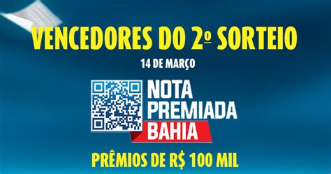 Novo sorteio da Nota Premiada Bahia tem sete ganhadores da capital e três do interior