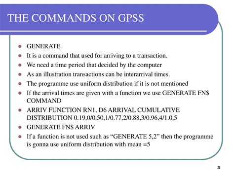 Ppt Gpss Programming General Purpose System Simulation Powerpoint