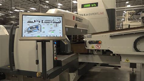 瓦楞纸板箱包装箱自动化生产厂视频素材工业制造视频素材下载高清1920x1080视频素材下载凌点视频素材网编号503989