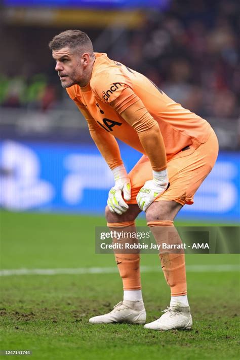 Fraser Forster Of Tottenham Hotspur During The Uefa Champions League