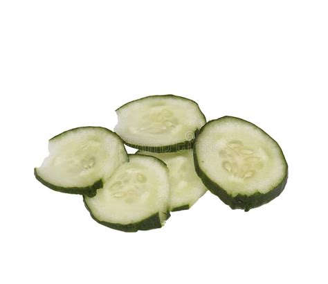 A Cucumber Sliced Stock Image Image Of Cucumber Juicy 317336185