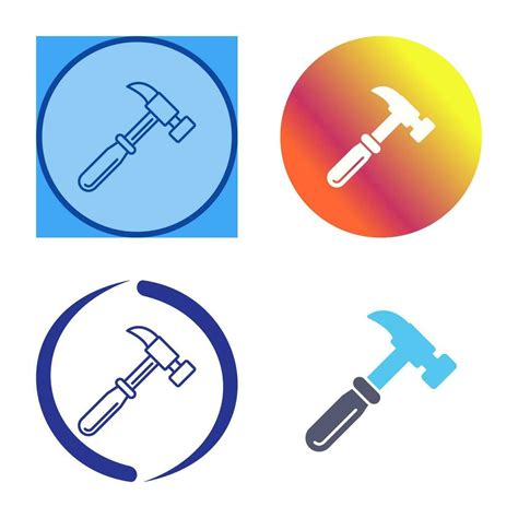 Hammer Vector Icon 34533326 Vector Art At Vecteezy