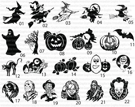 Halloween Horror Decals Etsy