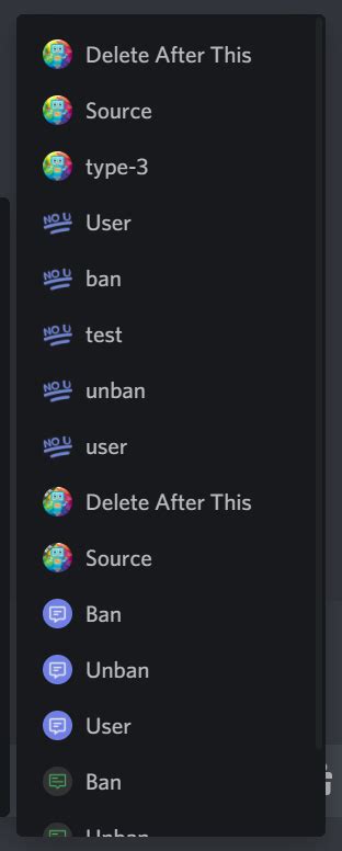 context menu commands cannot have description · issue 3629 · discord