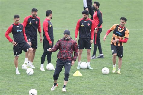 تمرین پرسپولیس به روایت تصویر عکس طرفداری