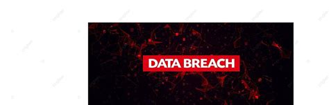 Data Breach Dark Red Background With Digital Binary Code Vector Abstract Alert Hack Png And