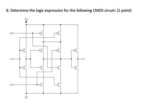 Solved Design A CMOS Complex Gate For The Logic Function Course Hero