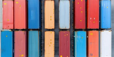 Premium Photo Transporting Shipping Containers By Truck For Vessel Transportation Within Port