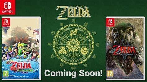 The Legend Zelda Wind Waker HD and The Legend Zelda Twilight Princess ...