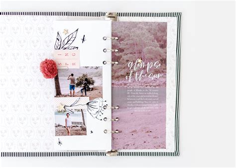 How To Make Ring Binder Scrapbook Album At Home Elif Sahin Designs