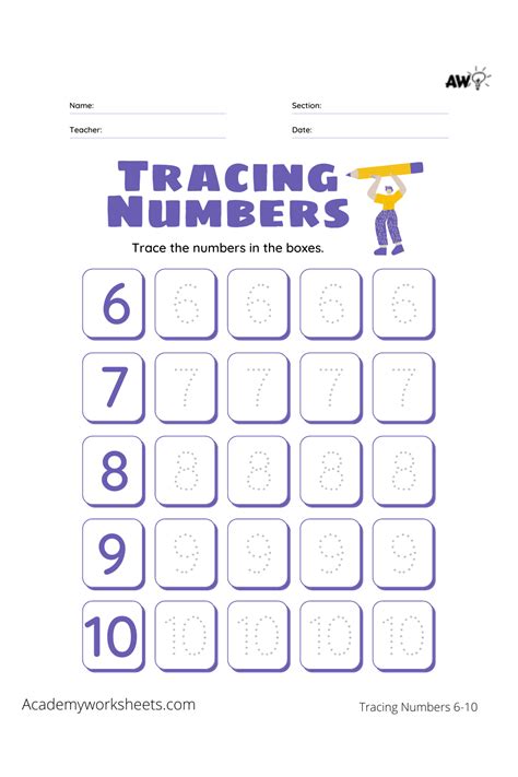 Learning The Number 7 Tracing Artofit