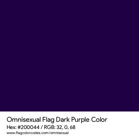 Omnisexual Flag Color Codes
