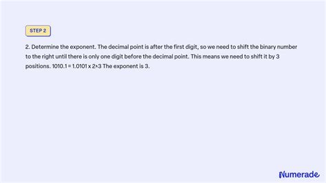 Solved Convert Each Of The Following Decimal Floating Point Values To