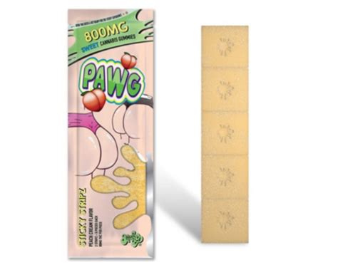 Sticky Stripz 800mg ~ Pawg ~ 80mgx10 Sativa Top Cola Delivery