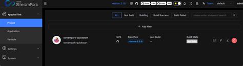 Project Management Apache Streampark