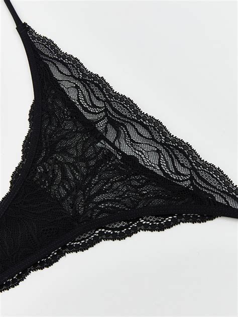 Lcw Dream Chiloți Tanga Cu Dantelă S5mp52z8 Cvl Lc Waikiki