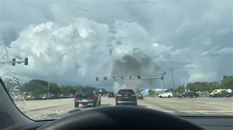 Pine Island Rd Crash Results In Car Fire