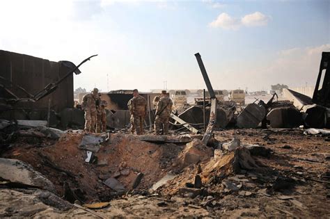 Photos The Aftermath Of Irans Missile Attack On Iraqs Ain Al Assad