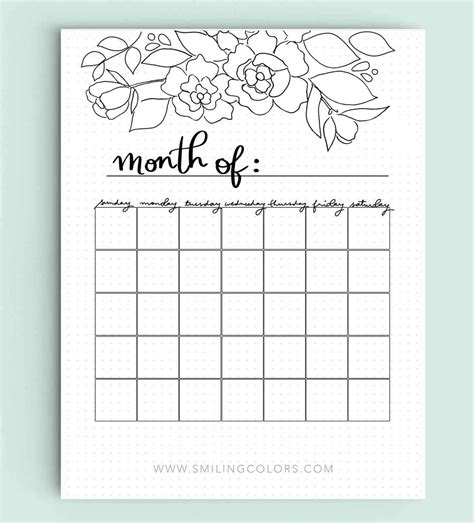 Bullet Journal Printable