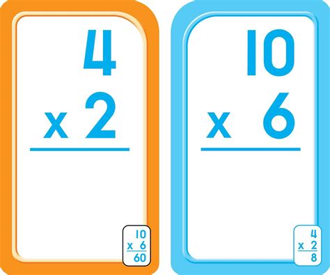 Multiplication Flash Cards Toys Unique