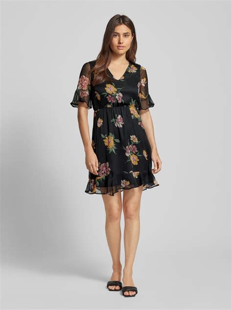 Vero Moda Minikleid Mit Allover Muster Modell Smilla Black Online
