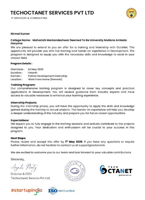 Internshipopportunity Webdevelopment Pythondevelopment Remotework