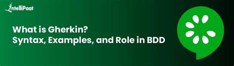 What Is Gherkin Language Format Syntax Test In Cucumber