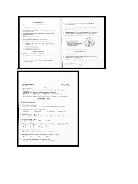 Maths Sample Pdf Pdf
