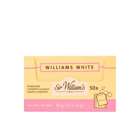 Sir William’s Tea White 50 Saszetek - Coffee Selection