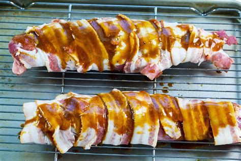 Brown Sugar Bacon Wrapped Pork Tenderloin Spicy Southern Kitchen