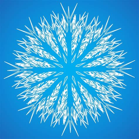 Premium Vector White Drop Ornament On A Blue Background