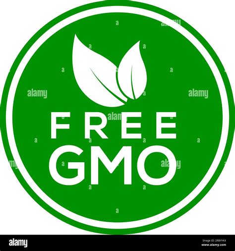 Free GMO Vector Logo Or Icon Green Background Free GMO Logo Stock