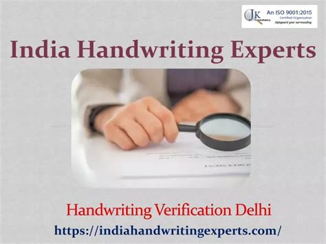 Ppt Handwriting Verification Delhi India Handwriting Expert