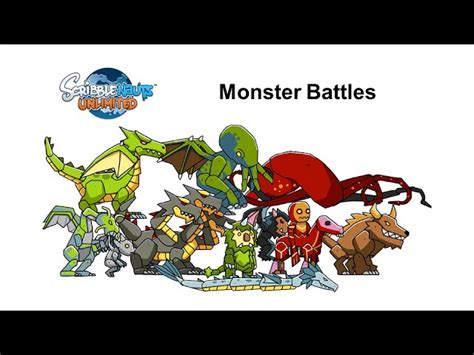 All Scribblenauts Monsters Scribblenauts Unmasked A Dc Comics