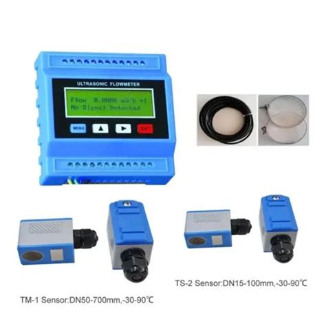 Ultrasonic Flow Meter Clamp On Type Flowmeter Water Liquid Industrial