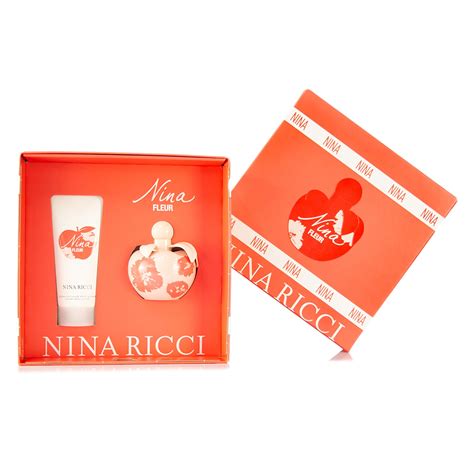 Perfume Nina Ricci Fleur Eau De Toilette 80 Ml Con Loción Corporal 100