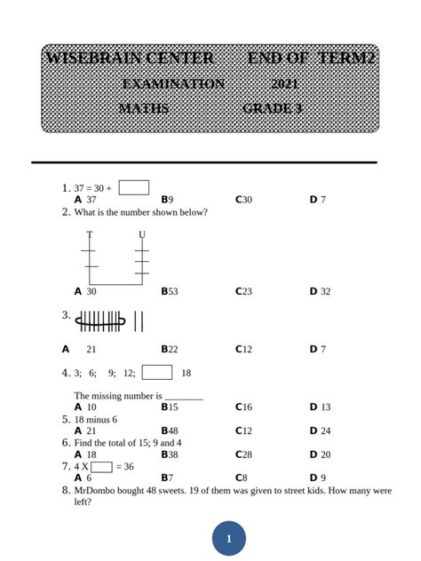 Grade 3 Math Exam Questions Pdf Chess Chess Theory