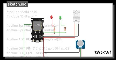 Ex10controltaskledanddht22 Wokwi Esp32 Stm32 Arduino Simulator