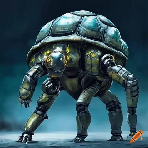 Giant Robot Turtle On Craiyon