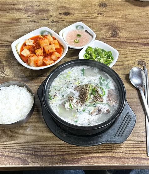 해남순대국 서울 약수 깔끔하고 담백한 순대국 Feat 성시경 먹을텐데 네이버 블로그