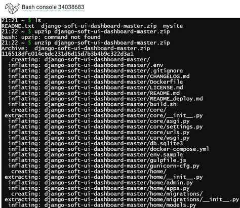 智慧生活科技專業社群 django soft ui dashboard佈署到pythonanywhere