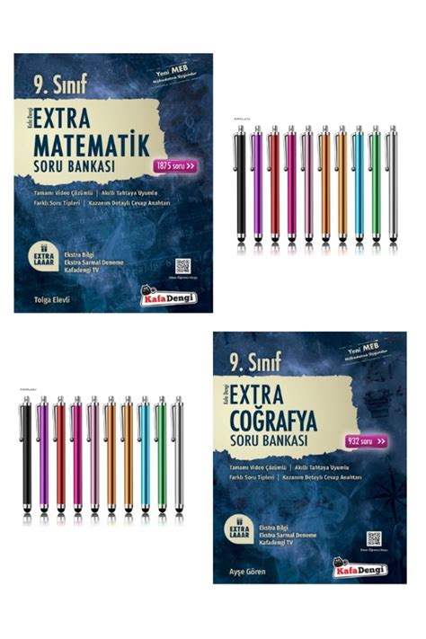Kafa Dengi Yayınları 2024 Müfredat 9 Sınıf Extra Matematik Coğrafya