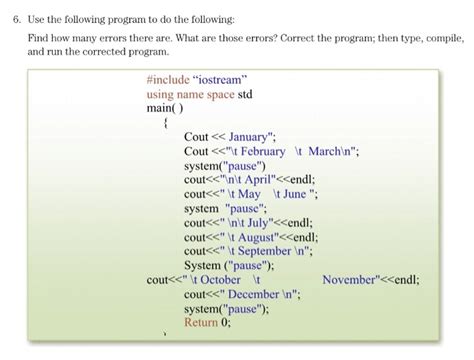 solved 5 type compile and run the following program