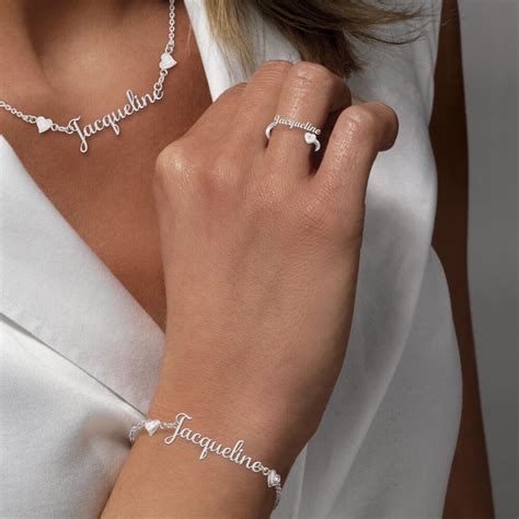 Personalized Diamond Jewelry Set