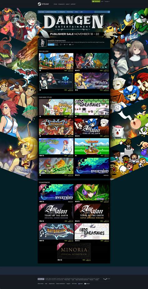 Steam 2021 Dangen Entertainment Publisher Sale By 6500nya On Deviantart