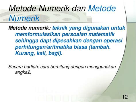 Ppt Metode Numerik Powerpoint Presentation Free Download Id3870546